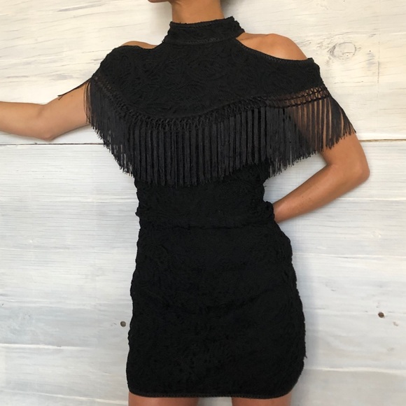 Gracia | Dresses | Gracia Crochet Black Dress | Poshmark
